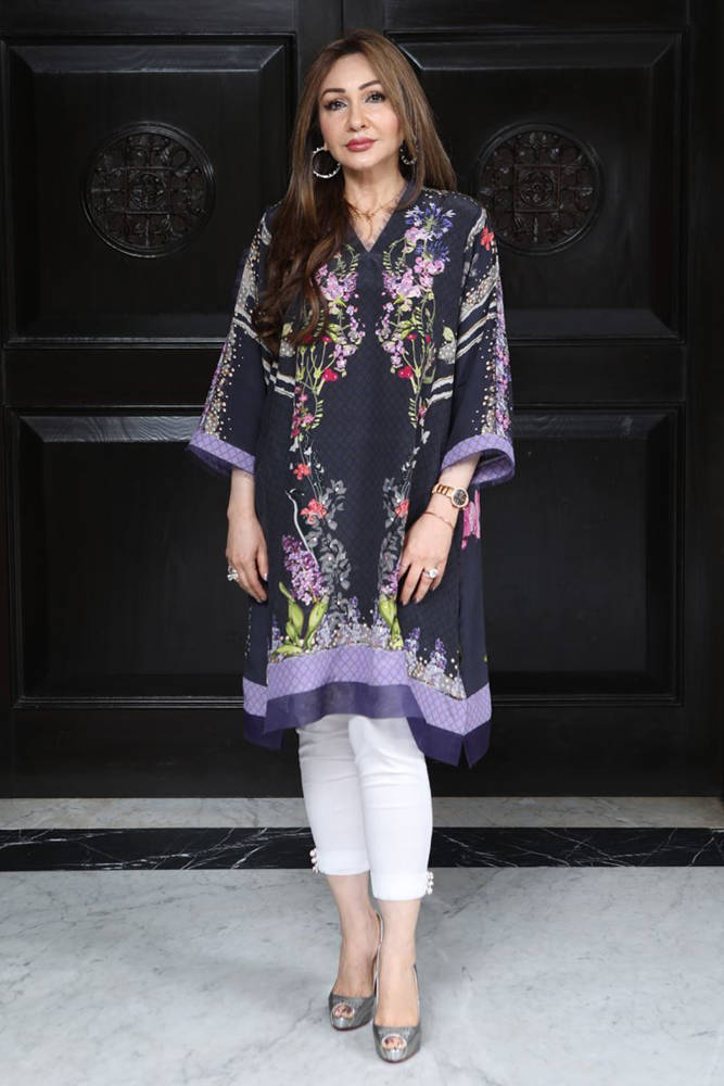 Botanical tunic | Farida Hasan
