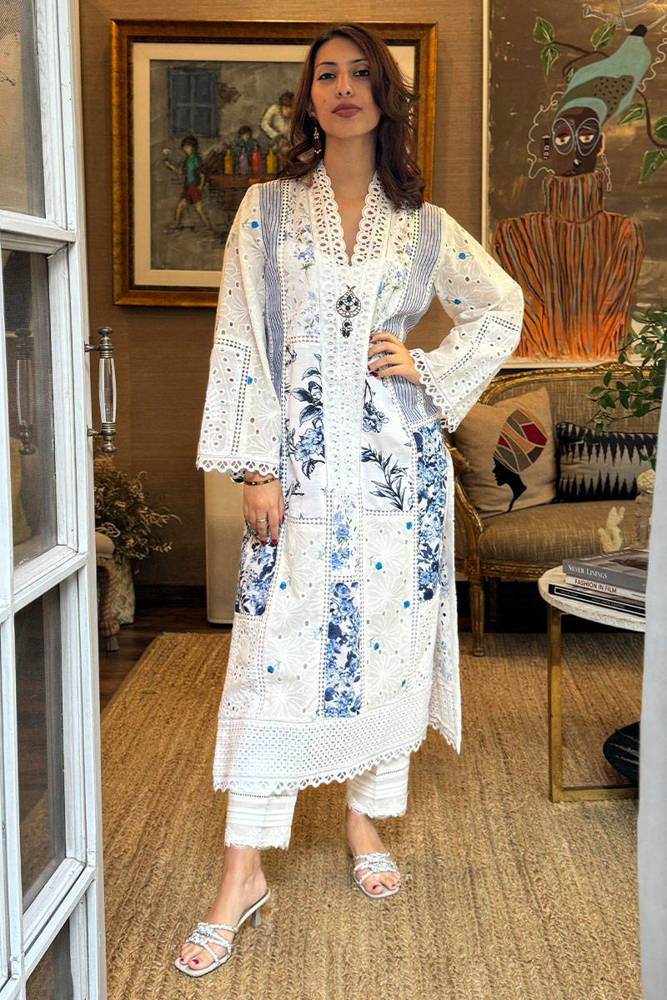 Blue Patchwork | Farida Hasan